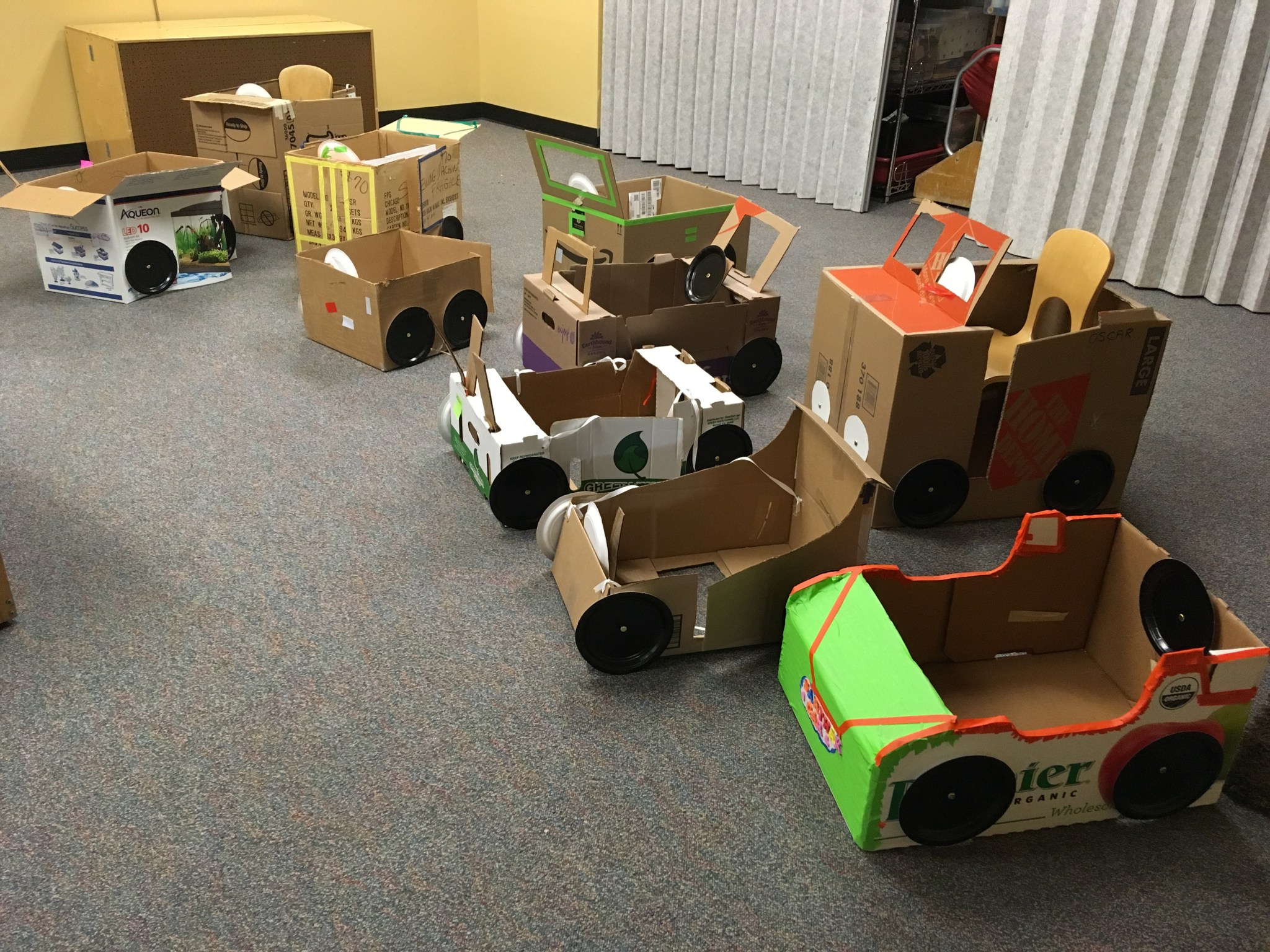 Cardboard Cars for a Drive-in Movie – Inventors of Tomorrow